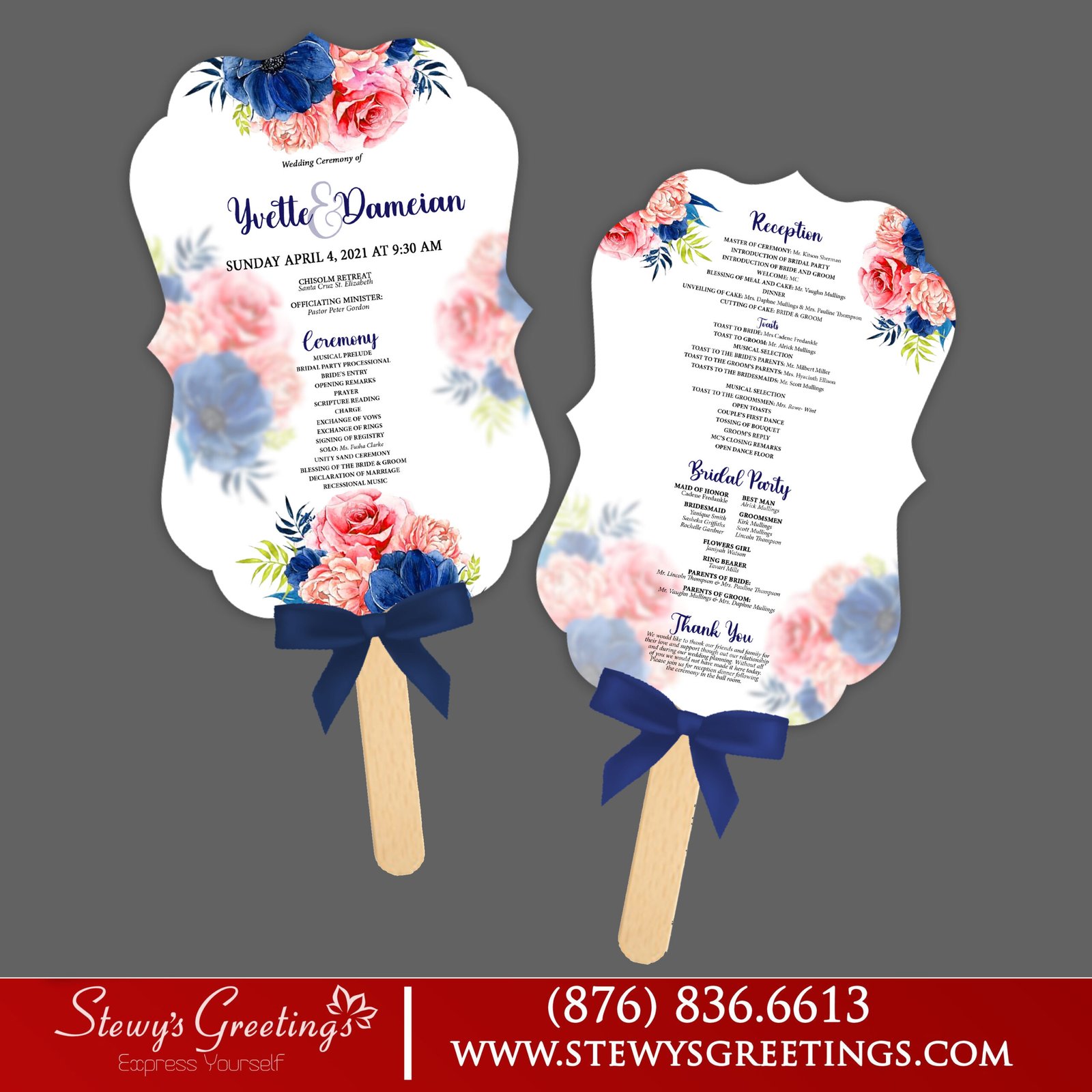 Fan wedding invitations | Honestweddingadvice.com