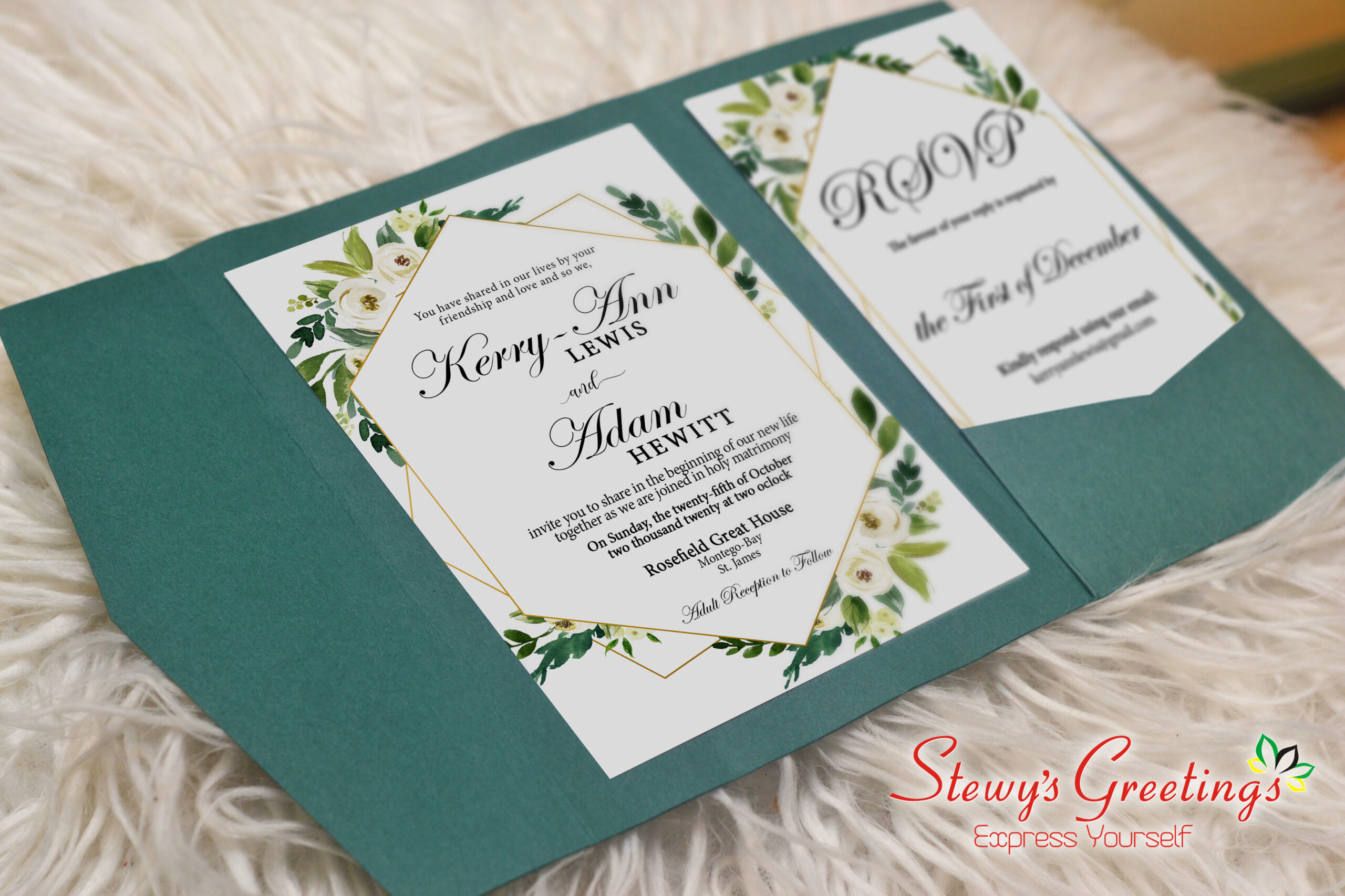 Pocket Folder Invitation Examples